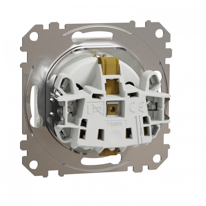 SDD111021 PRIZA SIMPLA 2P+PE 16A ALBA SEDNA DESIGN & ELEMENTS